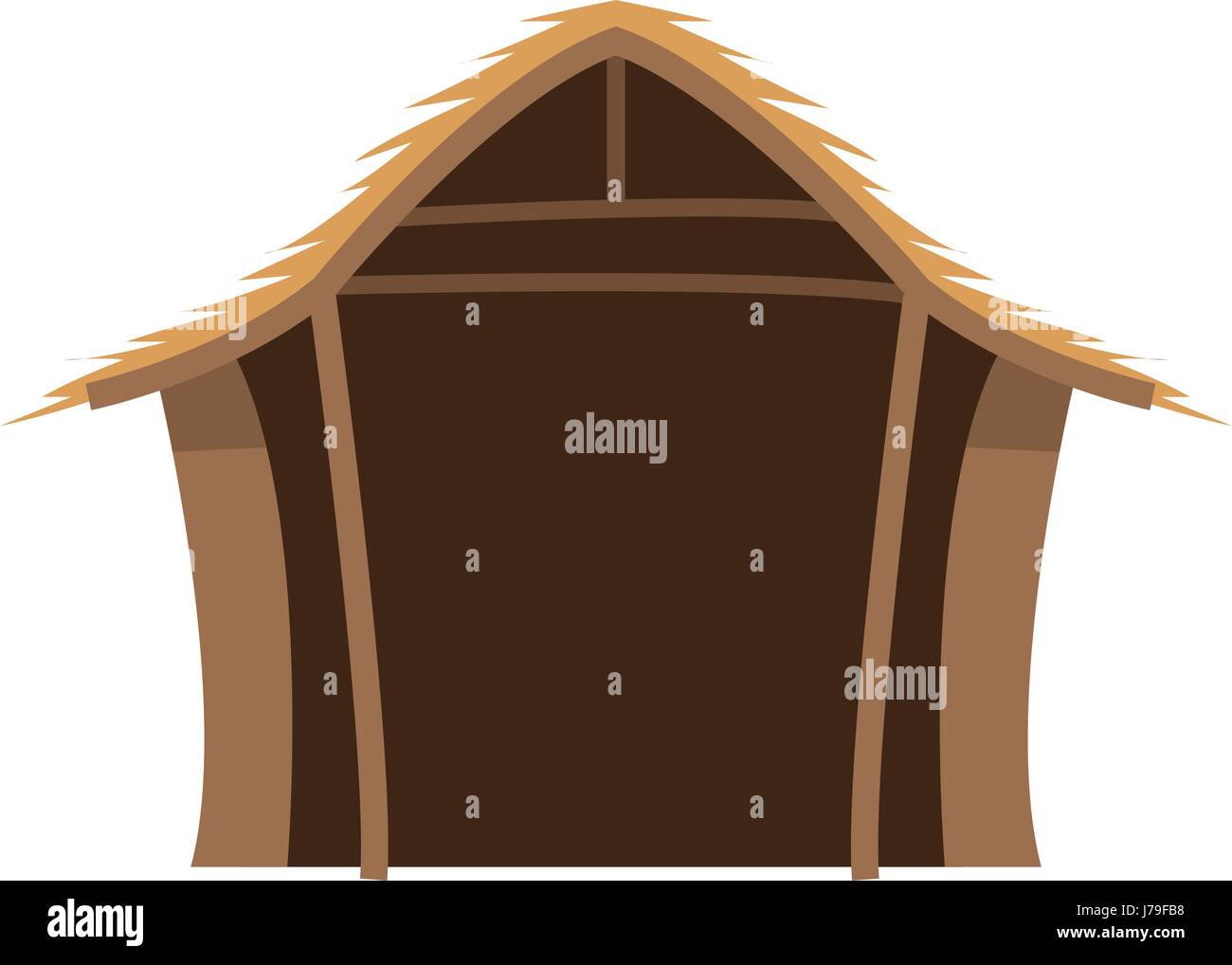 Manger house Stock Vector Images - Alamy