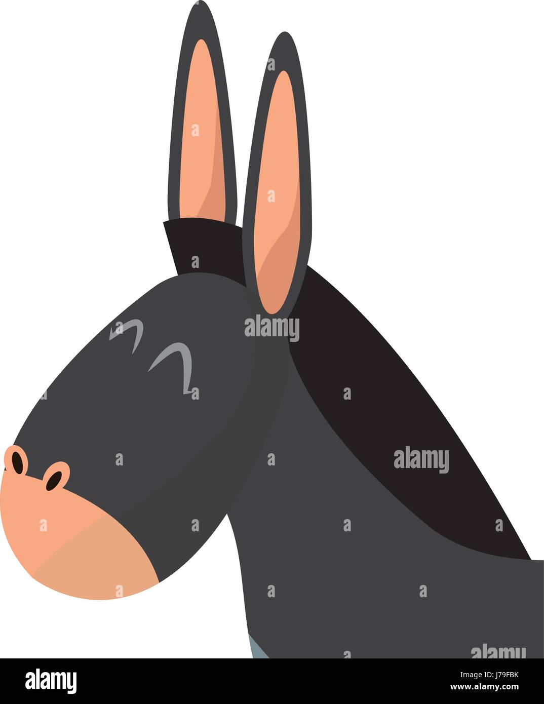 donkey manger animal nativity image Stock Vector Image & Art - Alamy