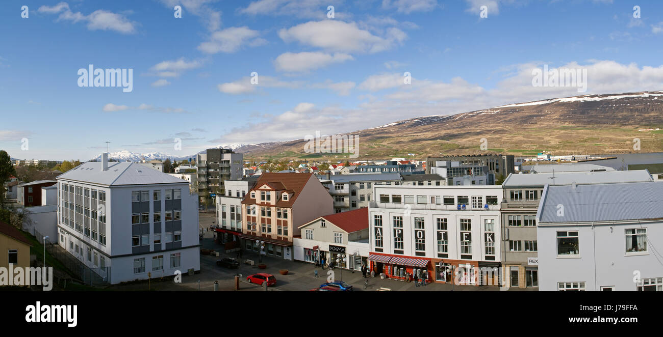 akureyri in iceland Stock Photo - Alamy