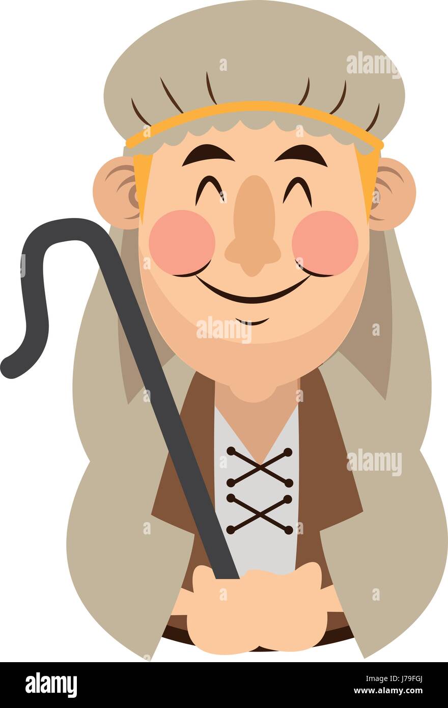 Boy shepherd Stock Vector Images - Alamy