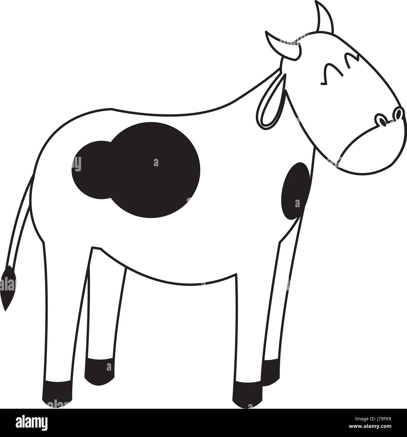 cute ox manger character design Stock Vector Image & Art - Alamy