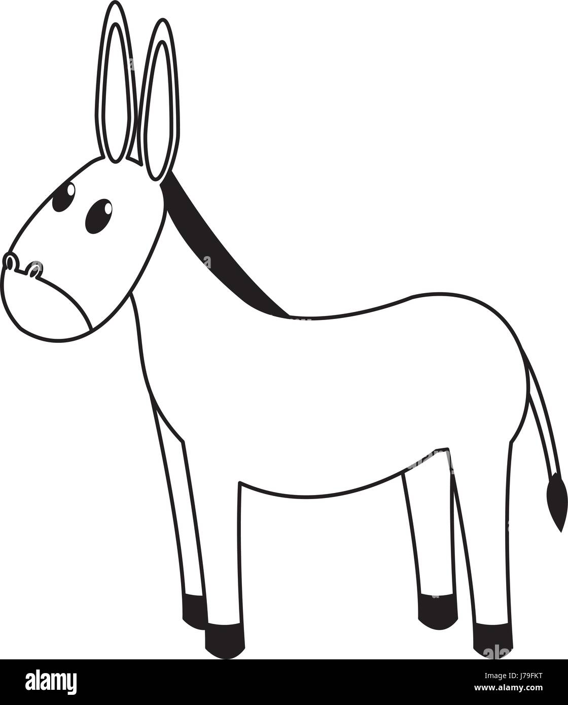 Cute mule Cut Out Stock Images & Pictures - Alamy