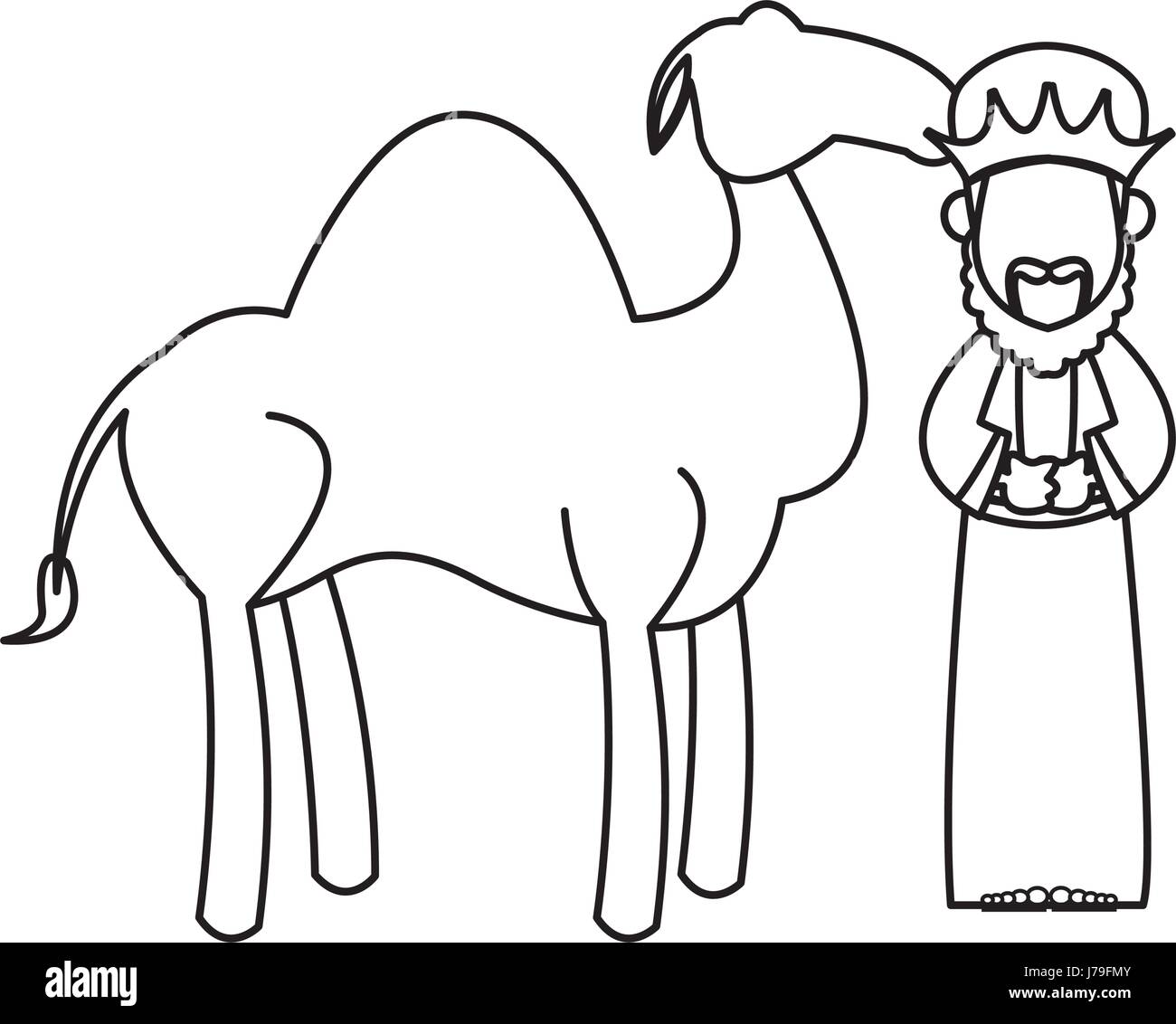 Jesus desert cartoon hi-res stock photography and images - Alamy