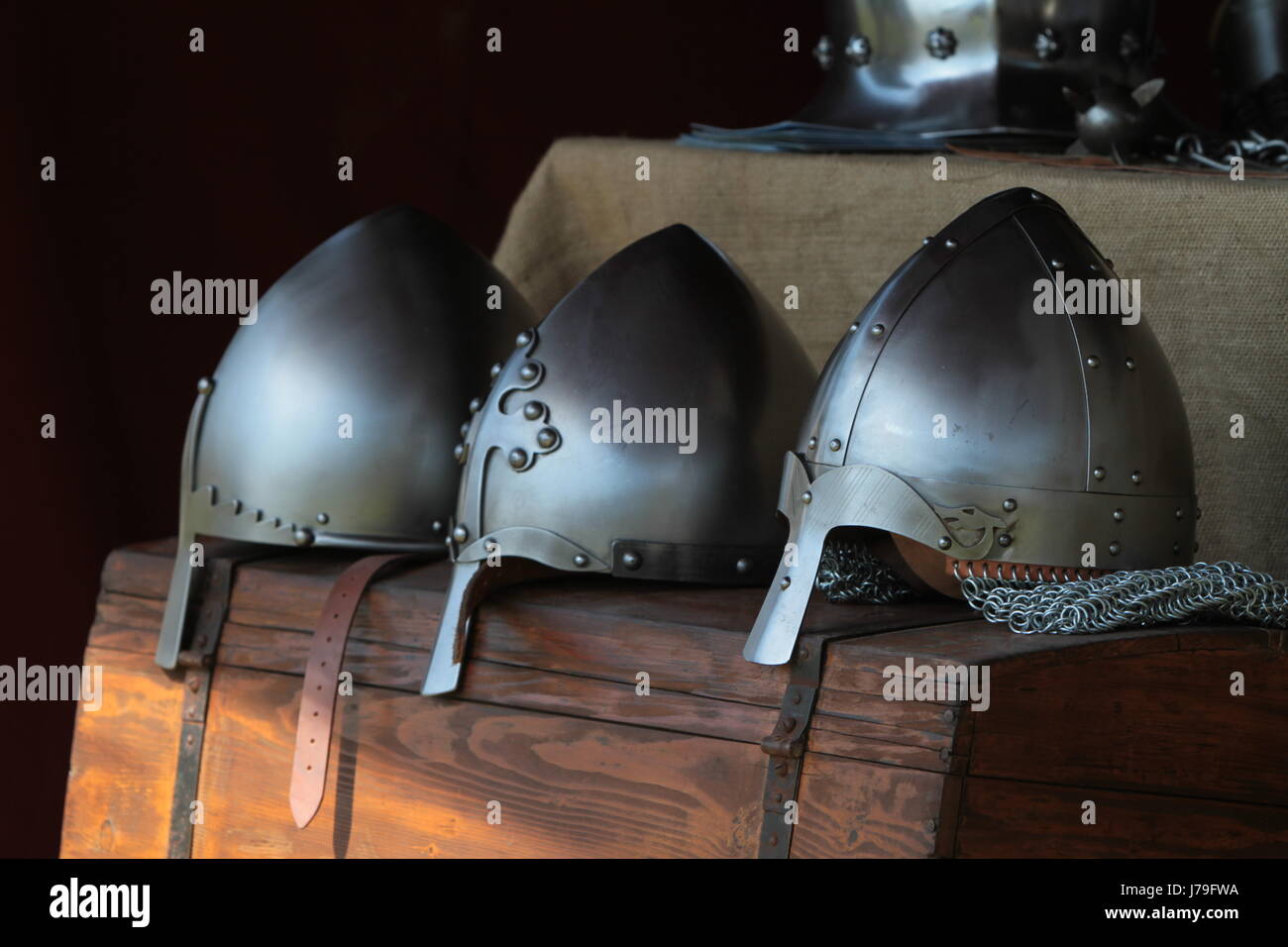 Knight helmet hi-res stock photography and images - Alamy