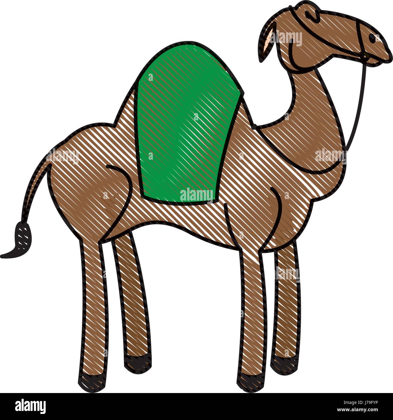 cartoon camel animal manger design Stock Vector Image & Art - Alamy