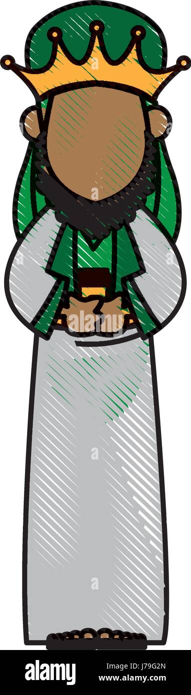 cartoon wise king manger christianity image Stock Vector Image & Art ...