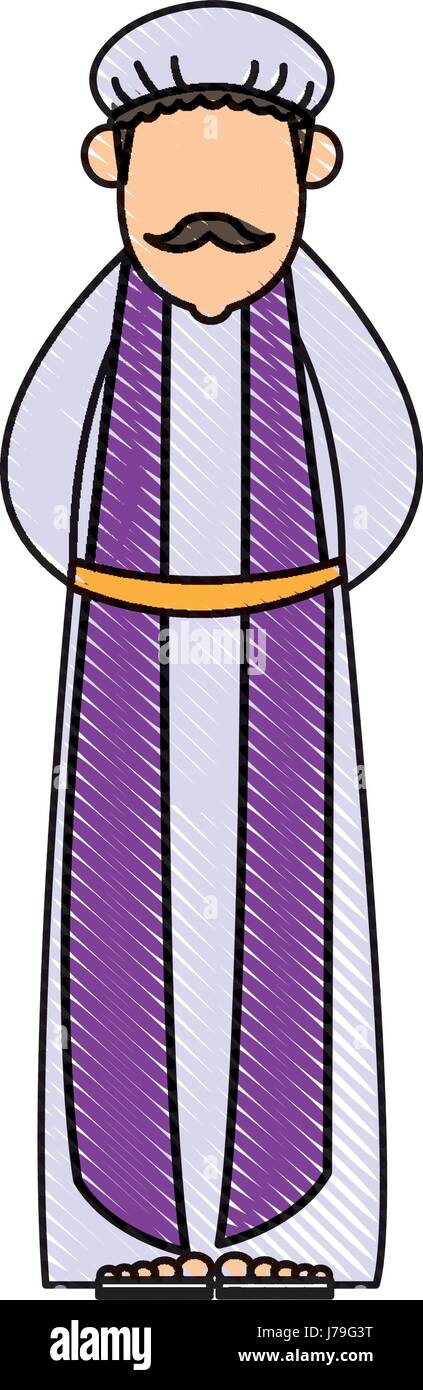 cartoon man king of orient manger nativity Stock Vector Image & Art - Alamy