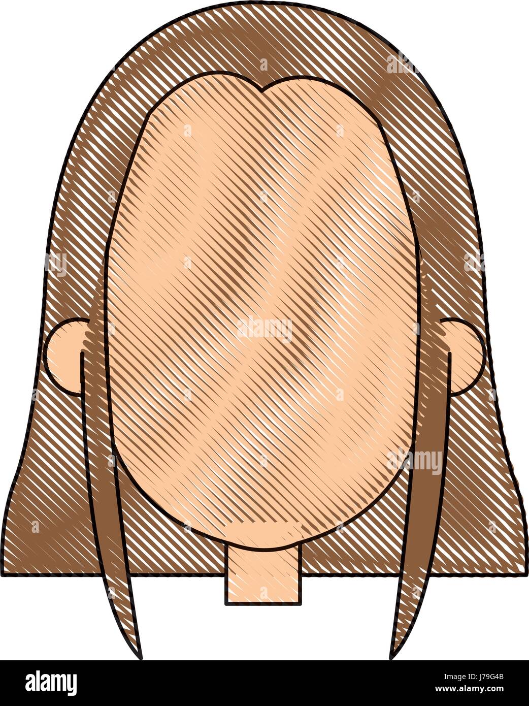 woman faceless profile icon graphic design Stock Vector Image & Art - Alamy