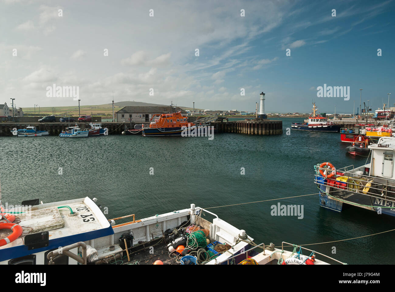 scotland firmament sky salt water sea ocean water harbor scotland ...