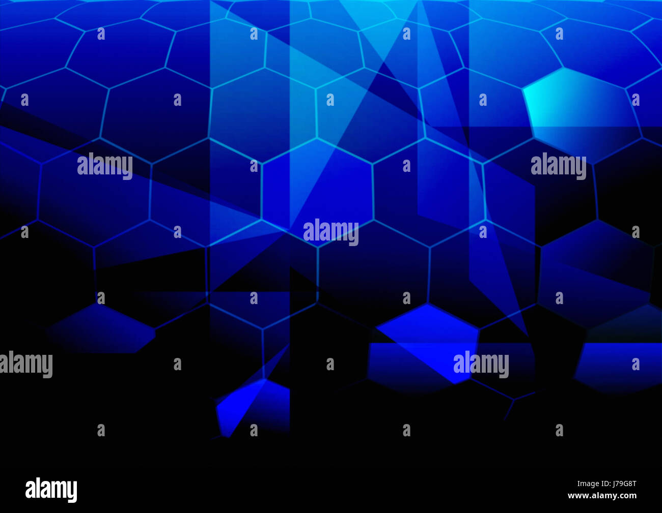 blue cell abstract backdrop background model design project concept ...