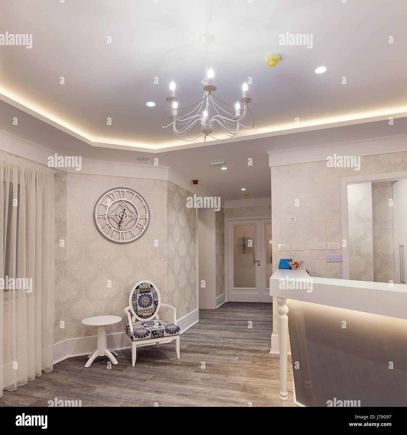 Motel reception night hi-res stock photography and images - Alamy