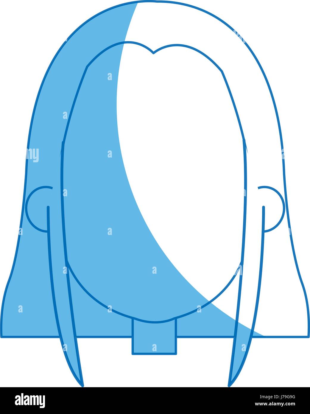 Woman faceless profile icon vector hi-res stock photography and images ...