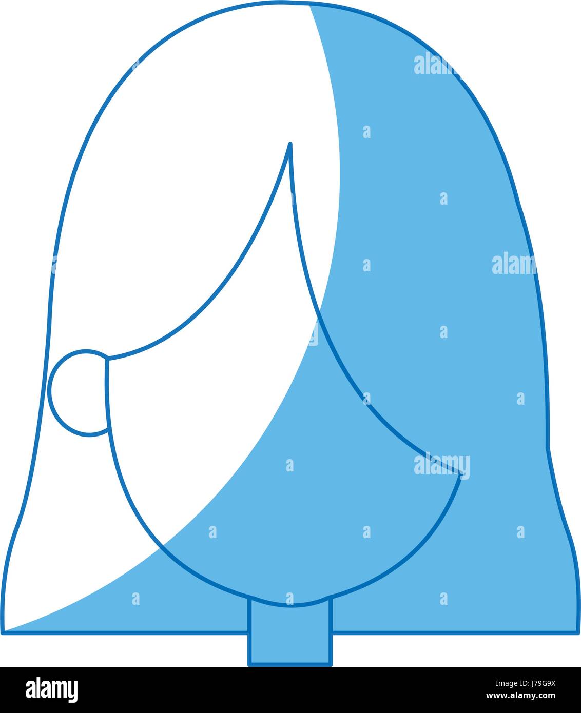 Woman faceless profile icon vector hi-res stock photography and images ...