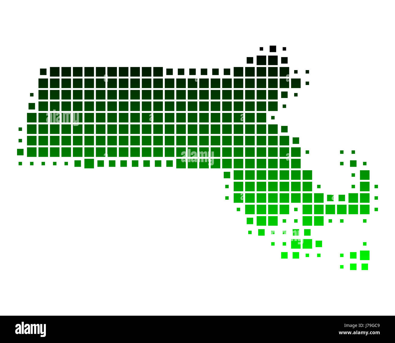 green angular square card dot geography atlas map of the world map ...