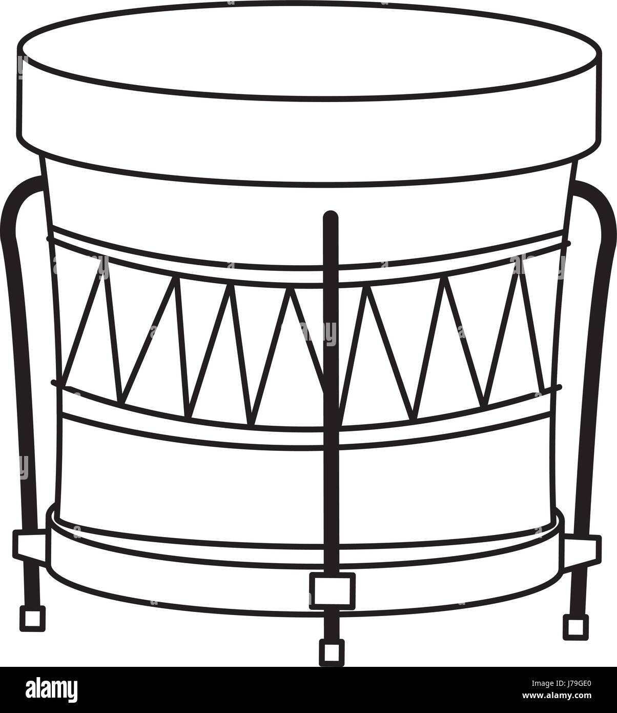 Shaker instrument samba Stock Vector Images - Alamy