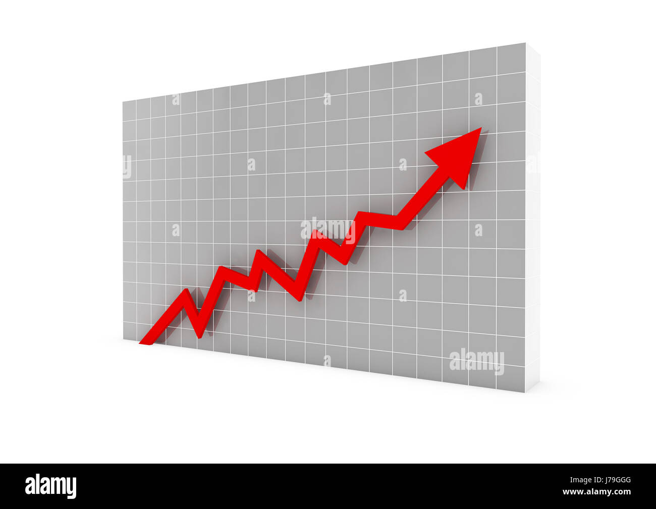3d graph wall ret Stock Photo - Alamy