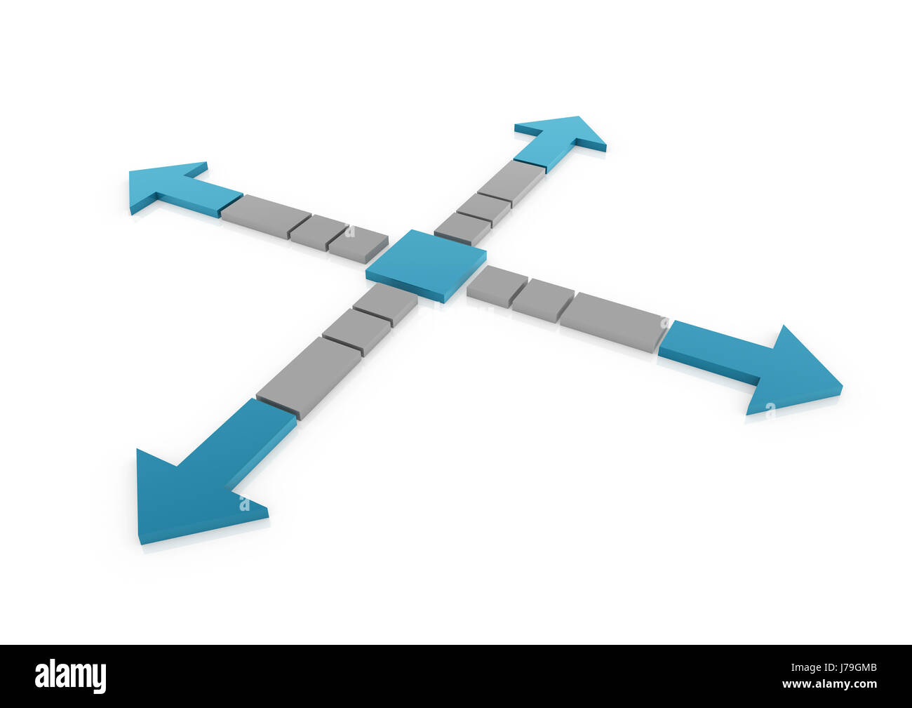 3d red gray arrow high isolated Stock Photo - Alamy