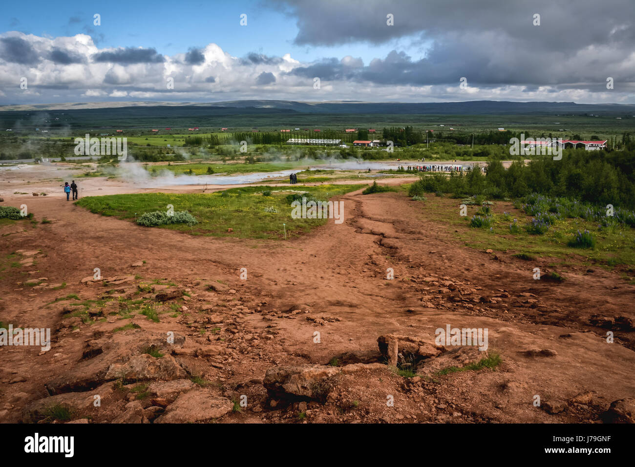Steam fountain from the ground hi-res stock photography and images - Alamy