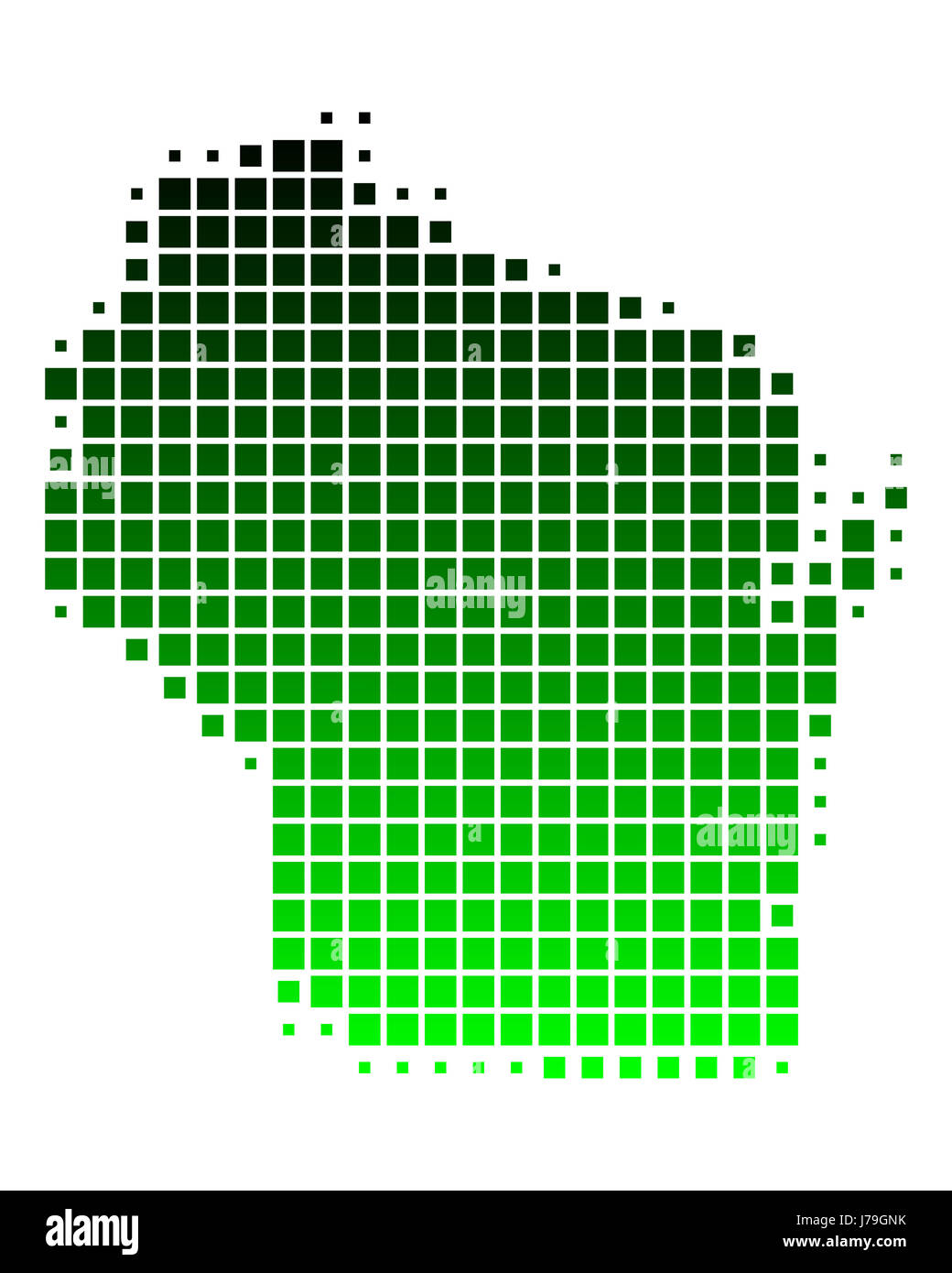 green angular square card dot geography atlas map of the world map ...