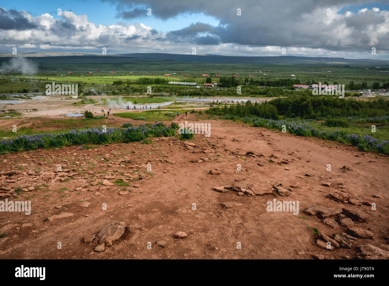 Steam fountain from the ground hi-res stock photography and images - Alamy