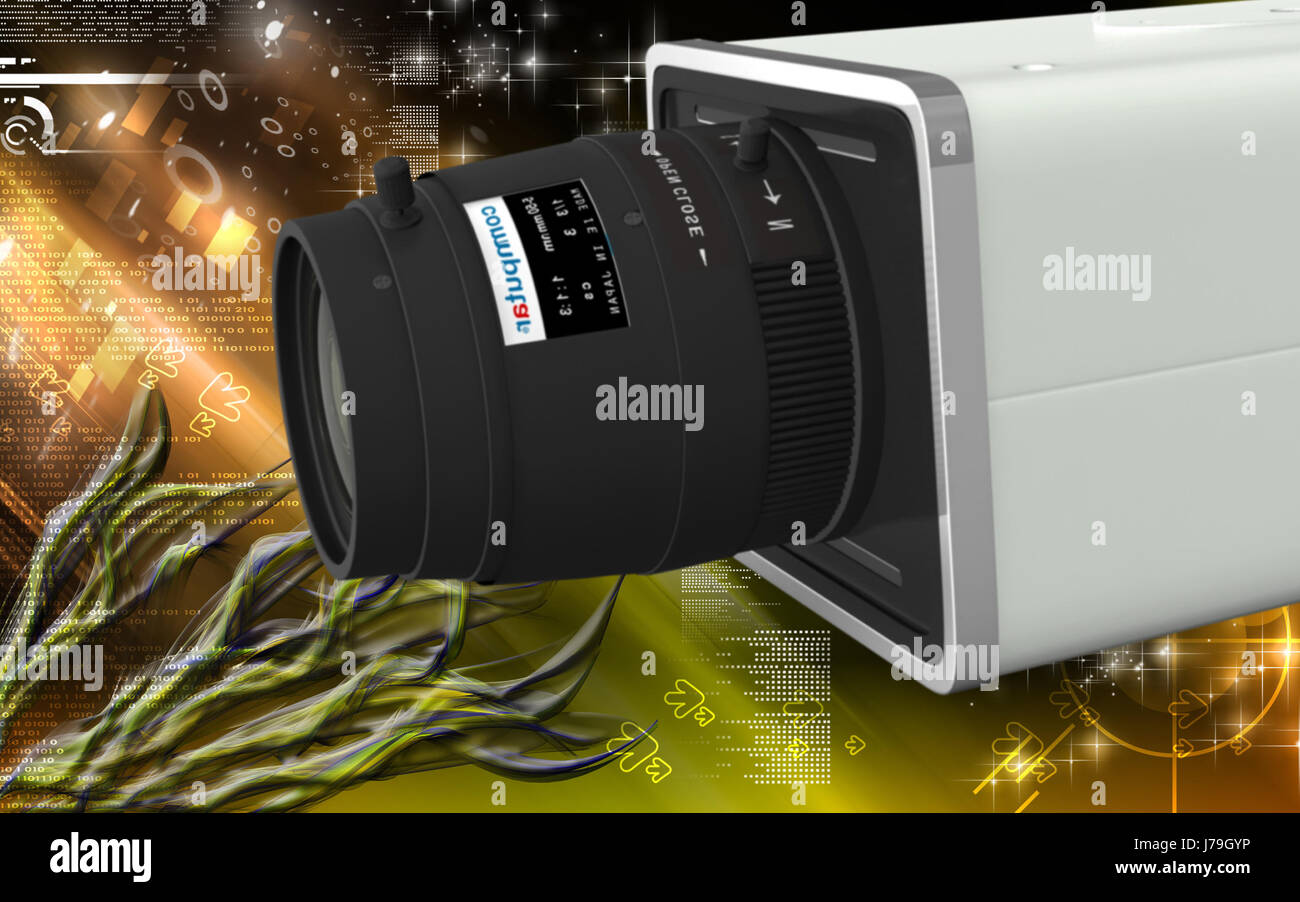 object graphics colour three-dimensional photo camera illustration ...