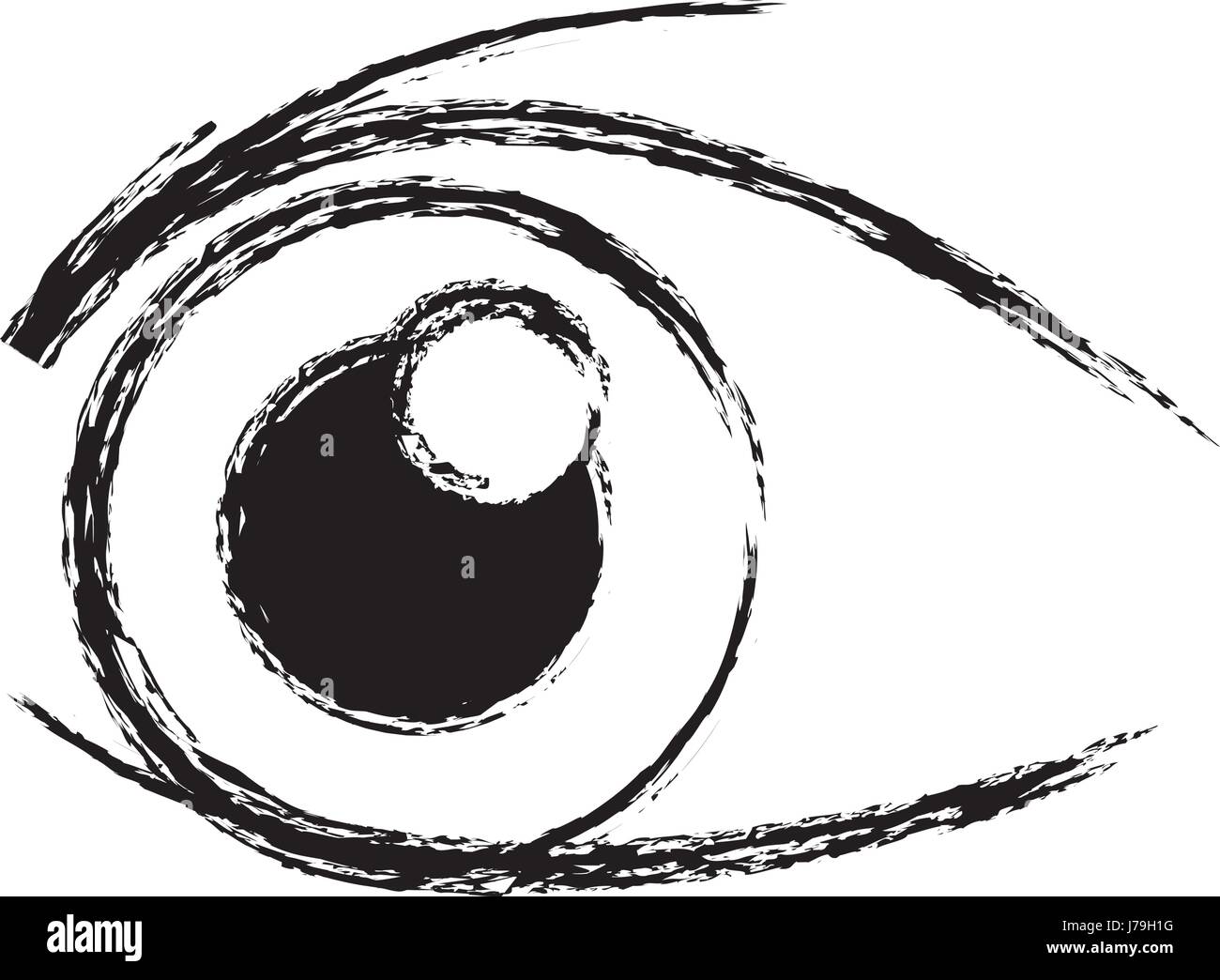 human eye optical eyeball symbol Stock Vector Image & Art - Alamy
