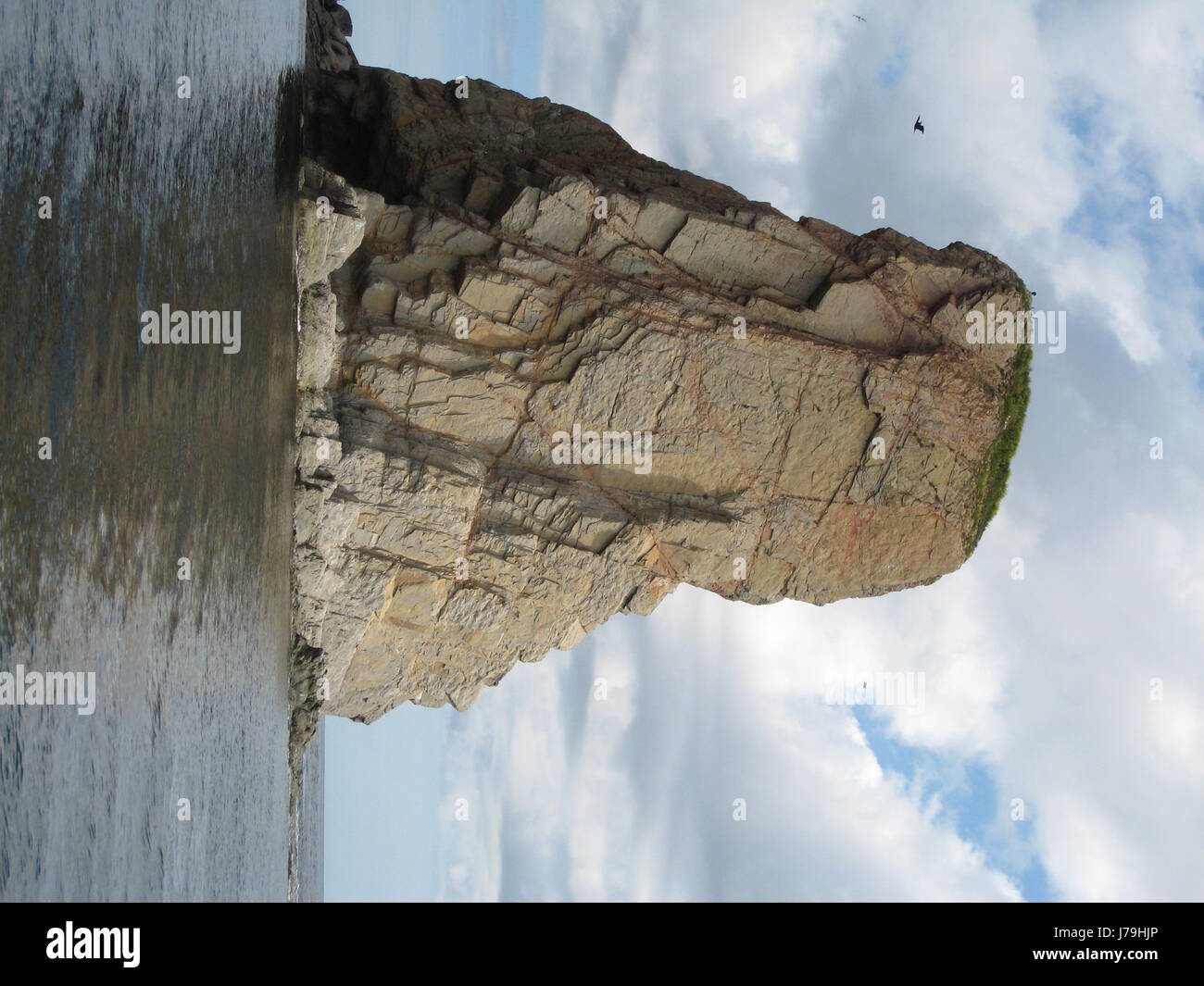 canada island peninsula atlantic isle rock travel tourism clouds ...