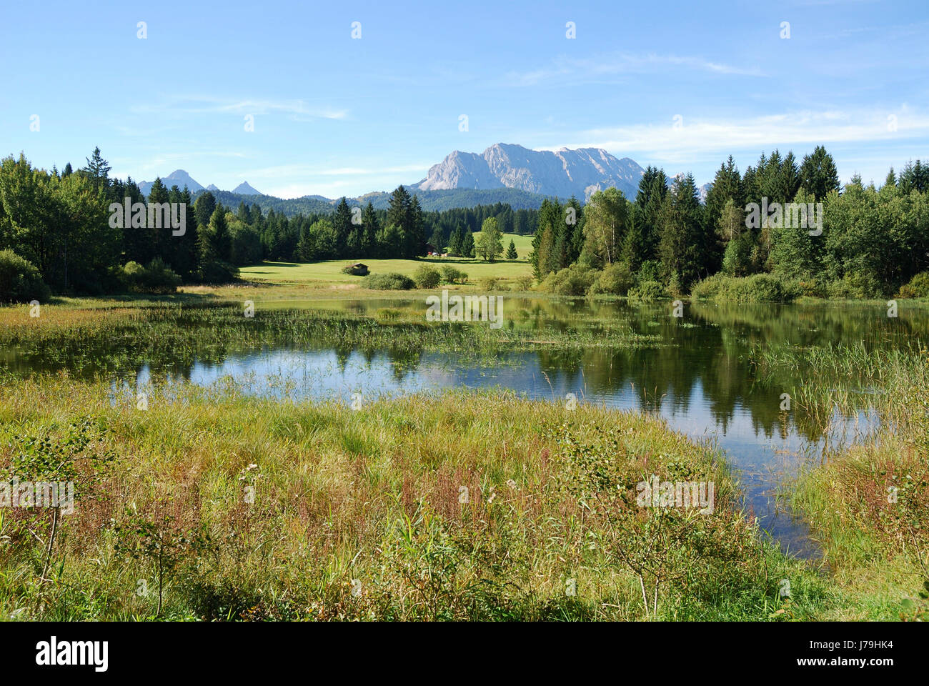 alps idyllic idyll fresh water lake inland water water landscape ...