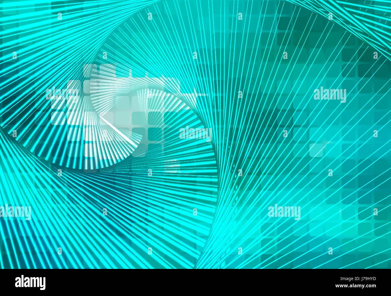 Turquoise green glowing spiral vector abstract background Stock Vector ...
