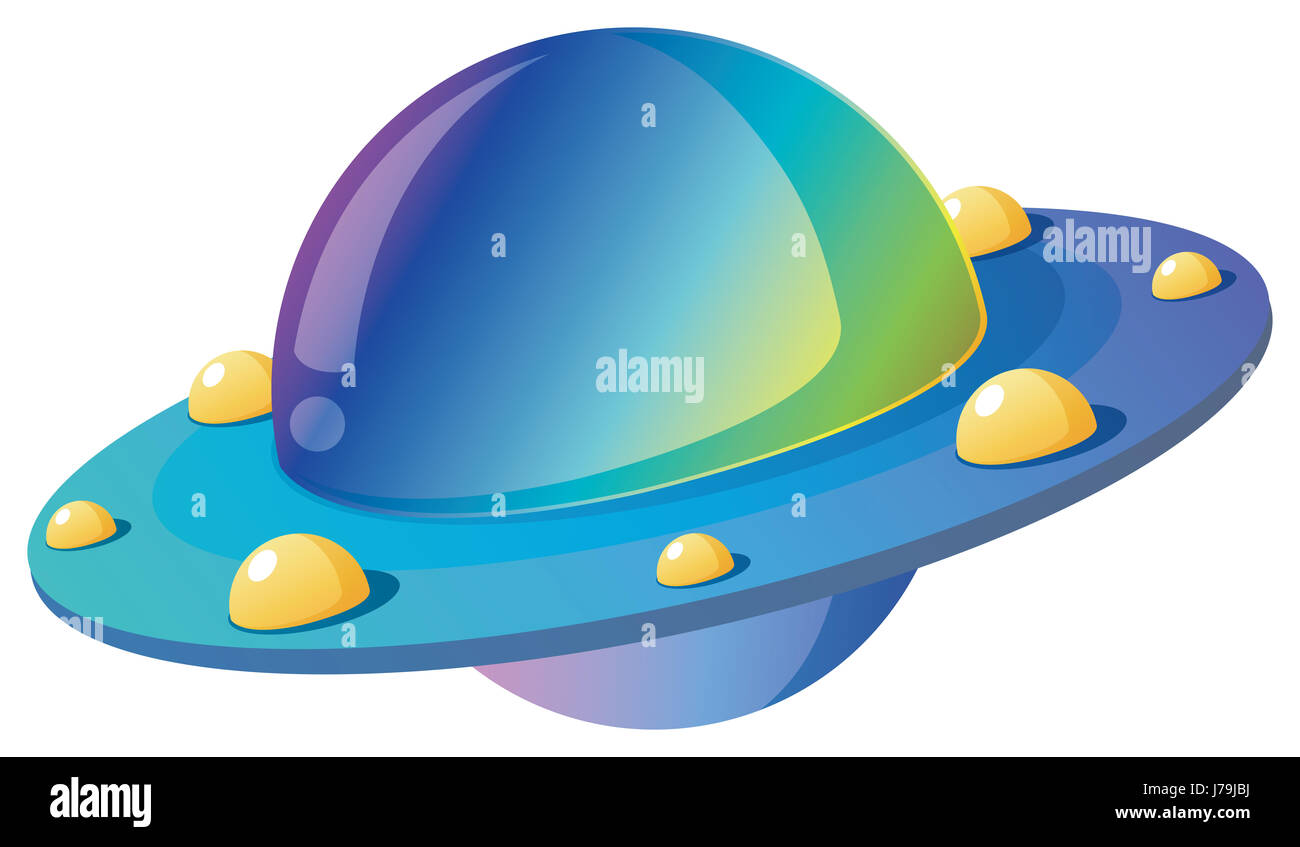 saucer alien blue glass chalice tumbler object travel isolated graphics ...