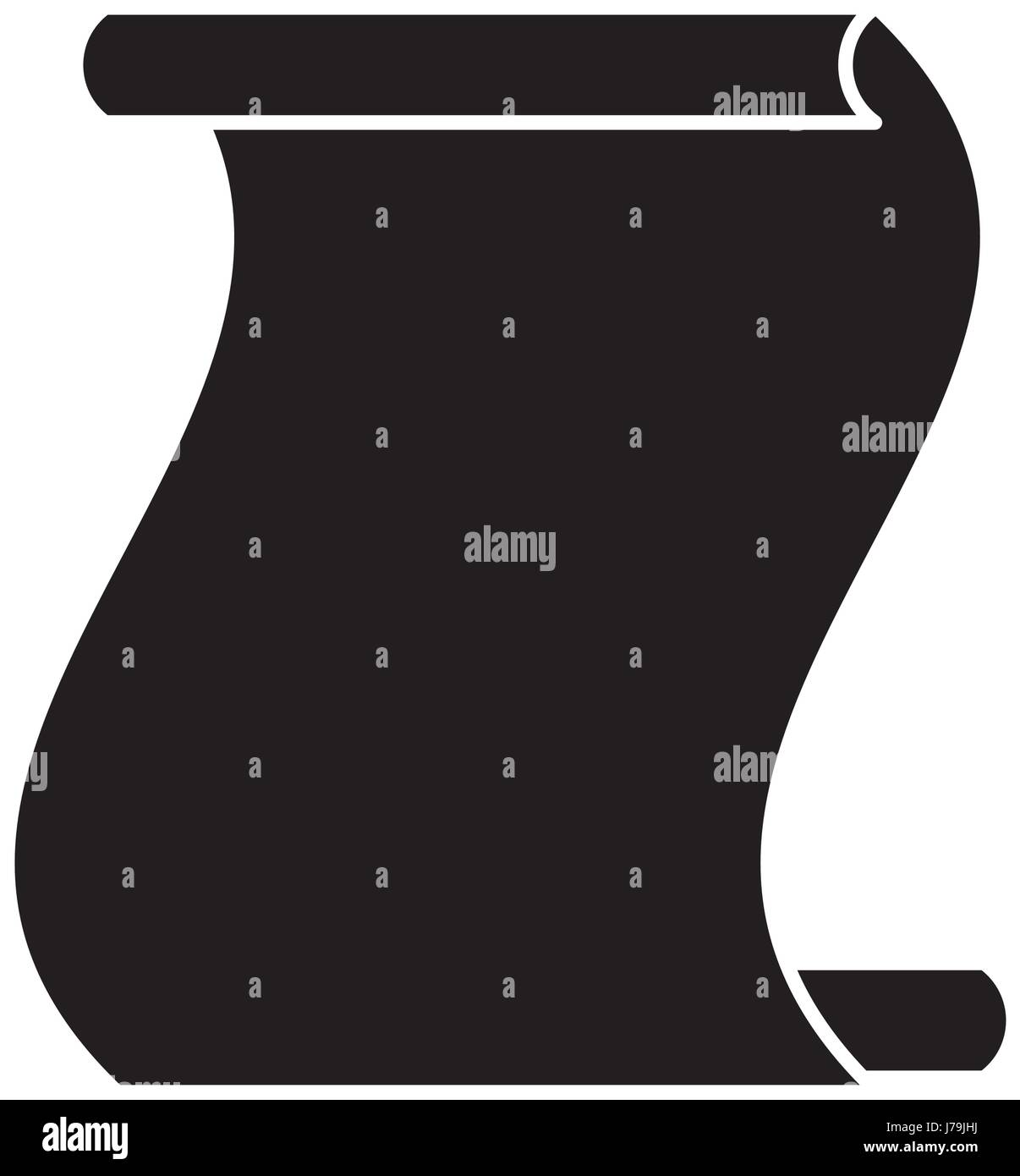 contour paper sheet to write important document Stock Vector Image ...