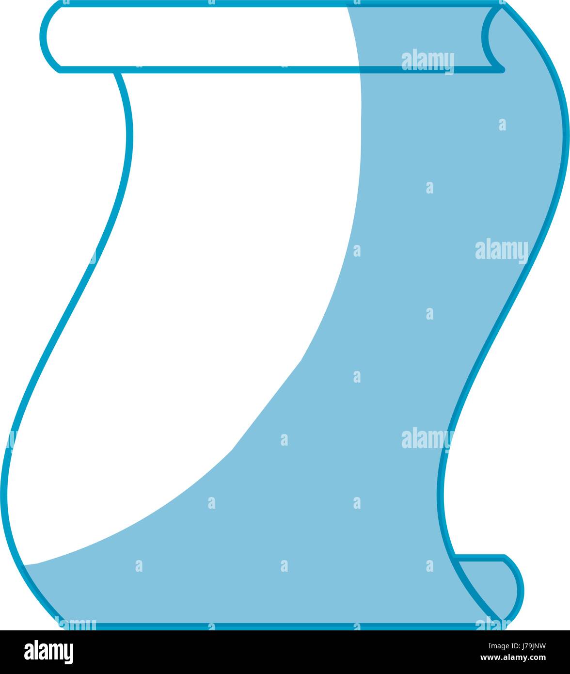 silhouette paper sheet to write important document Stock Vector Image ...