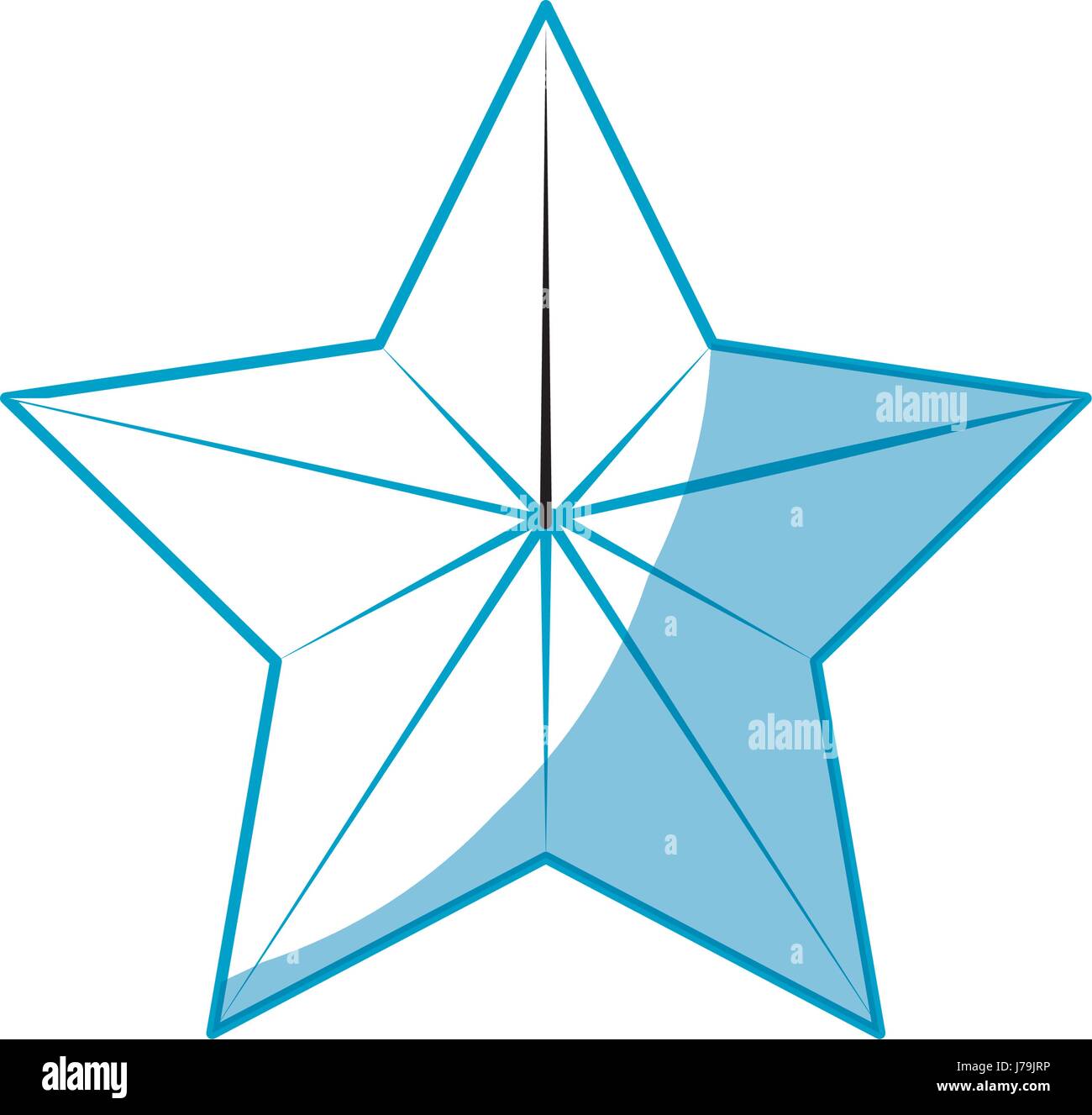 silhouette cute modern and big star design Stock Vector Image & Art - Alamy