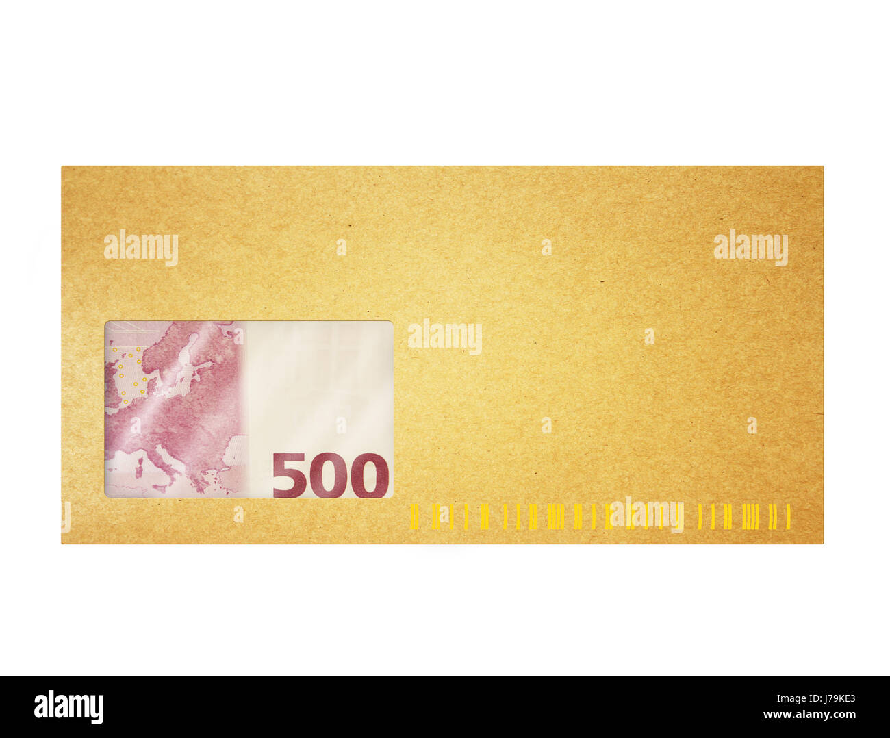 money in a letter Stock Photo - Alamy