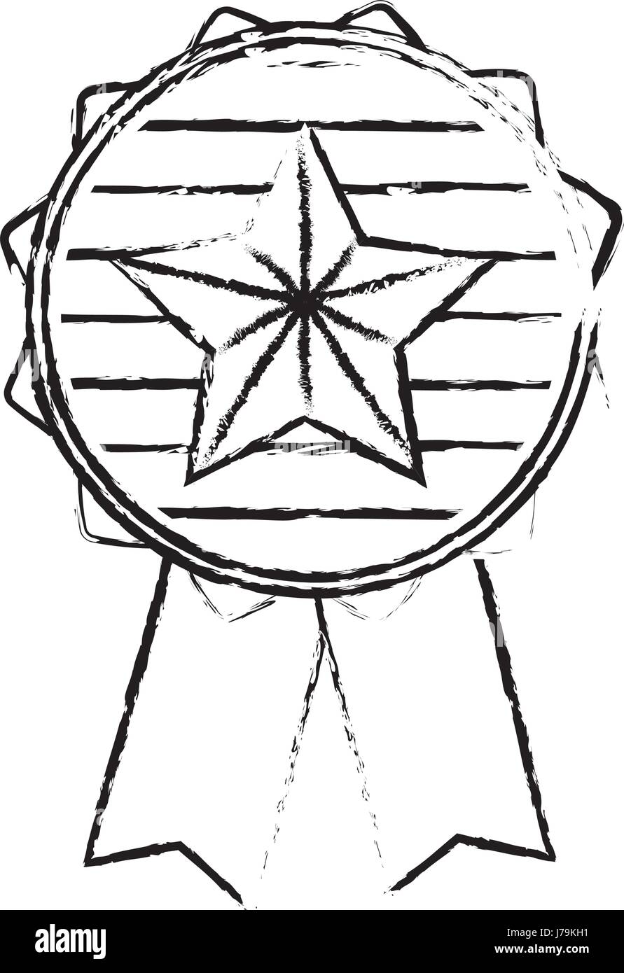 Figure emblem star inside hi-res stock photography and images - Alamy