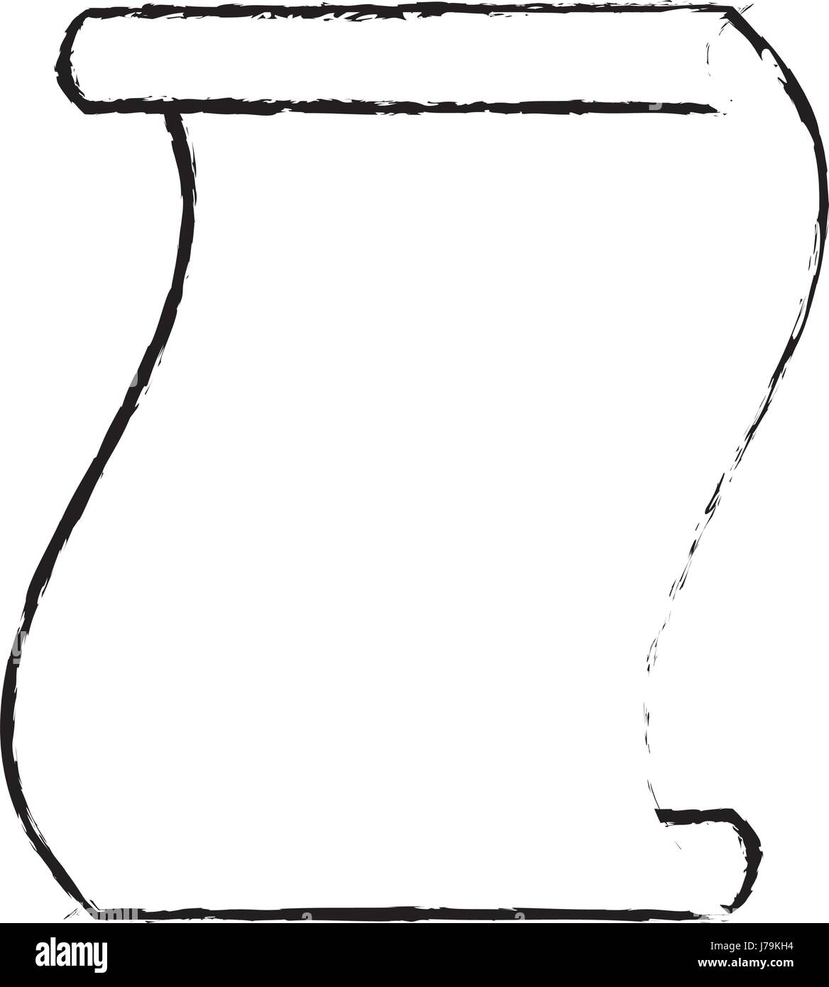 figure paper sheet to write important document Stock Vector Image & Art ...