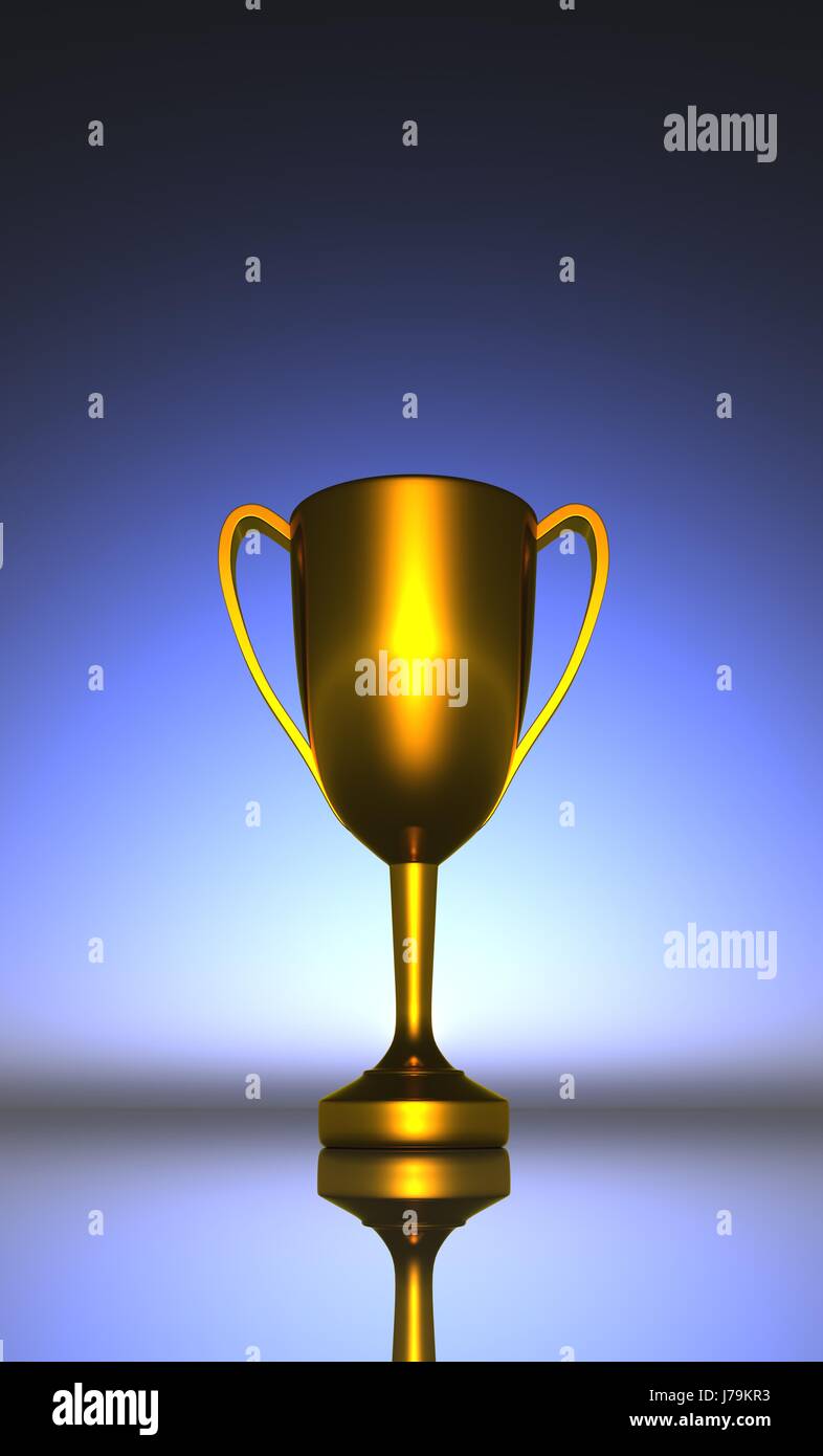 the golden cup in the light Stock Photo - Alamy