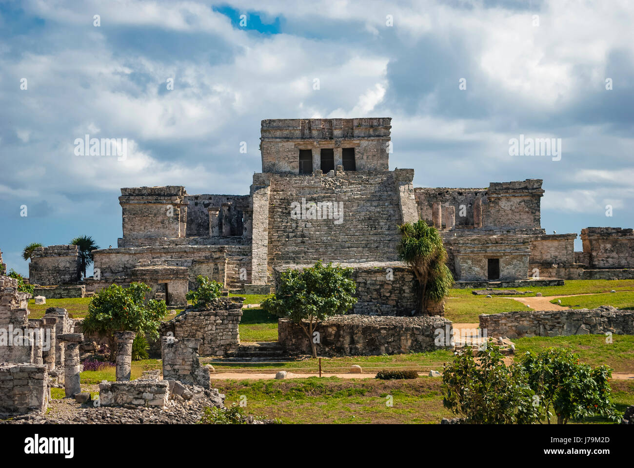 Mayan ruins of Tulum, Mexico Stock Photo - Alamy
