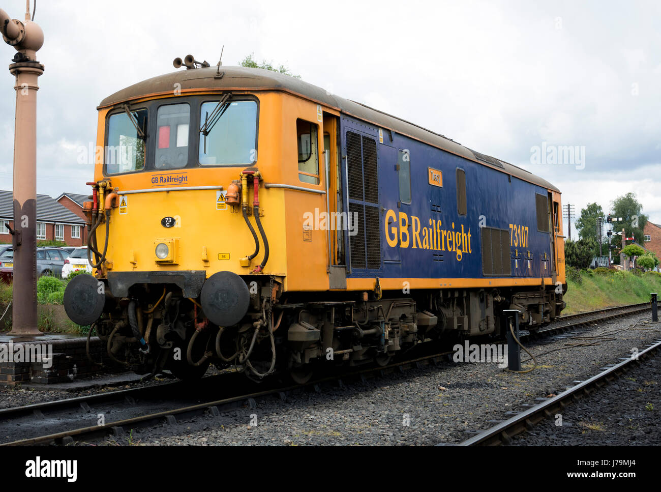 Class 73 electro-diesel locomotive No 73107 at the Severn Valley ...