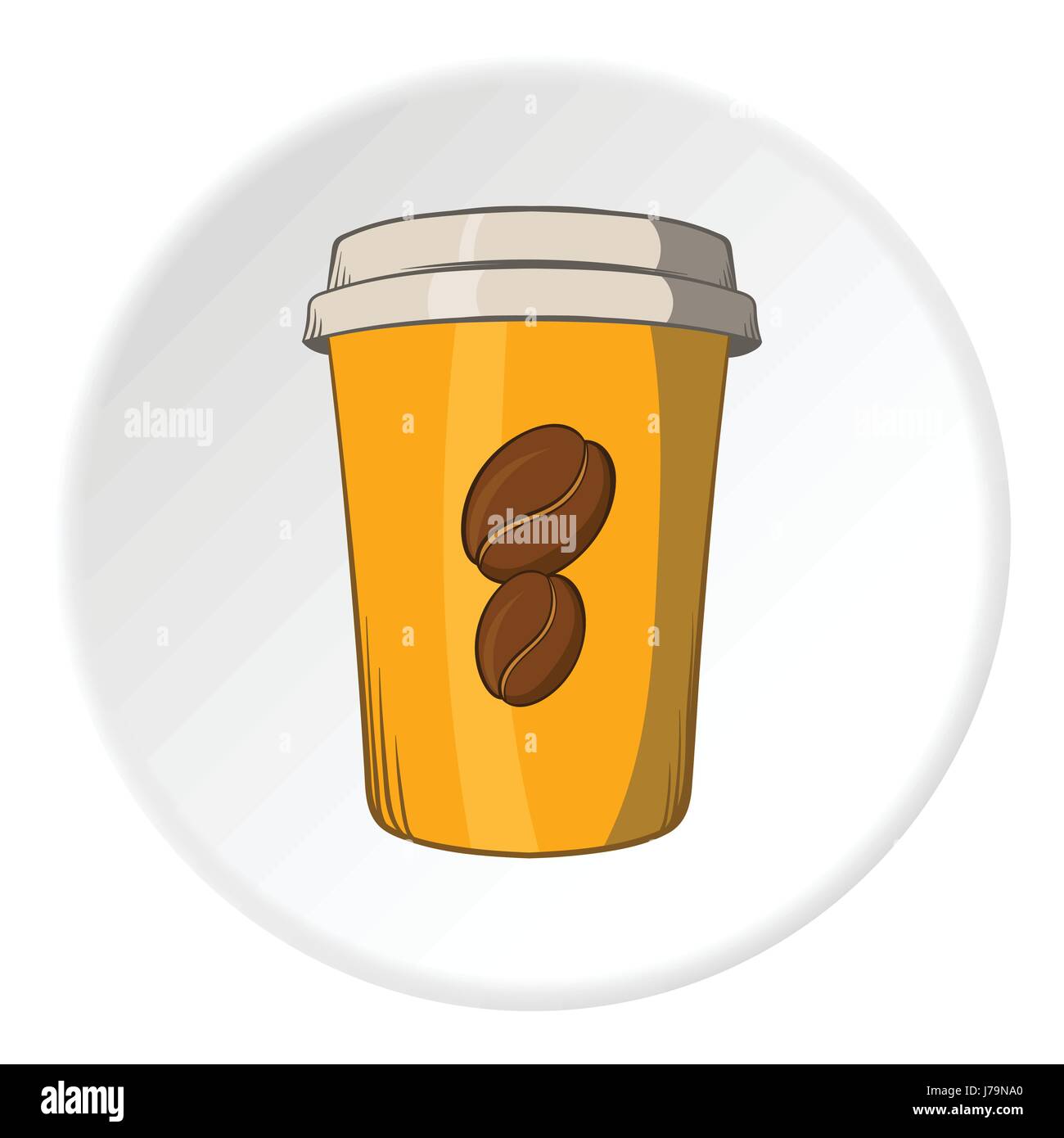 Cup of coffee icon, cartoon style Stock Vector Image & Art - Alamy