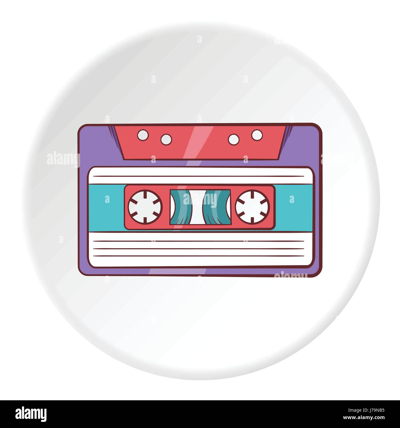 Audio cassette icon, cartoon style Stock Vector Image & Art - Alamy