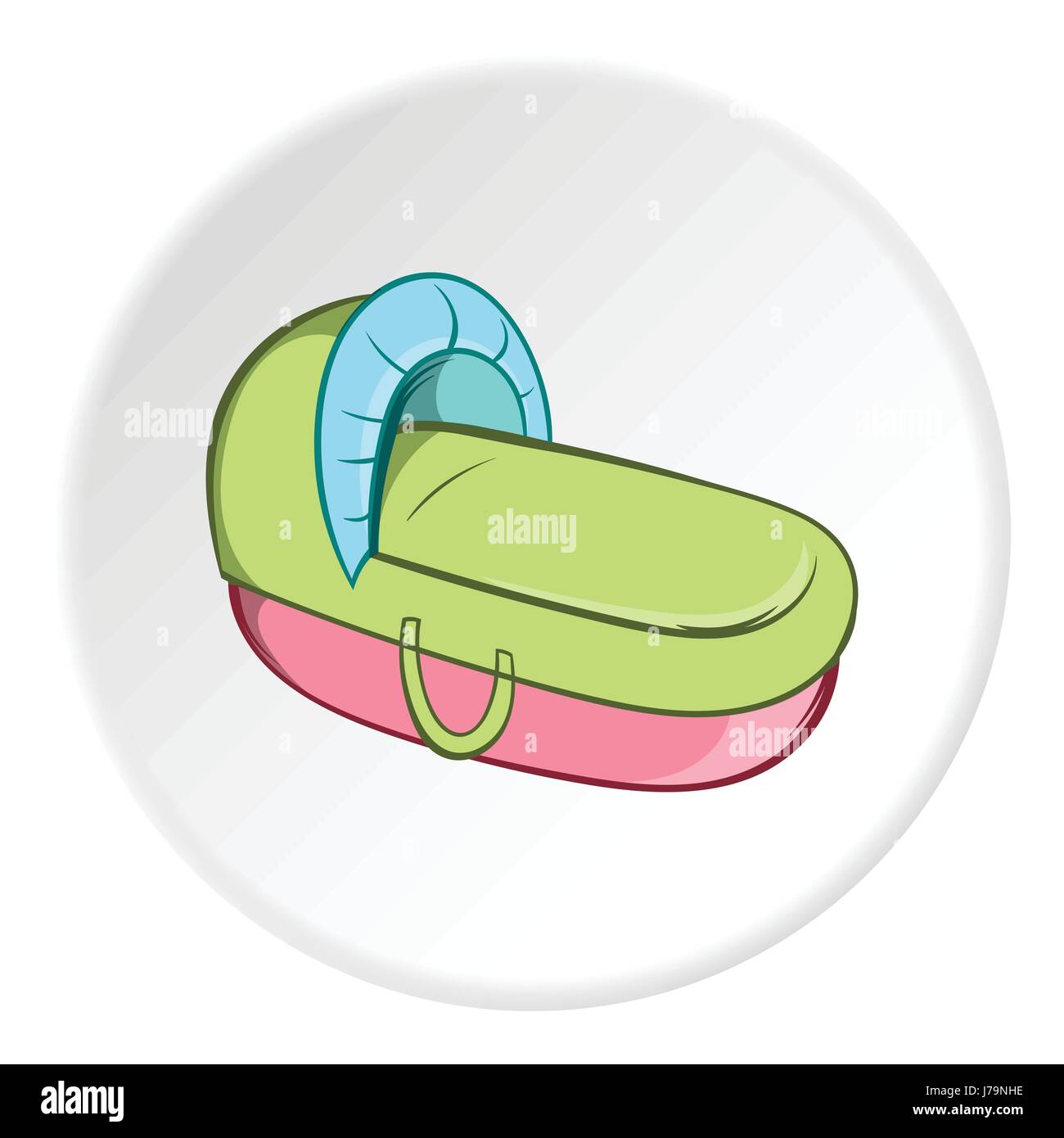 Cradle for baby icon, cartoon style Stock Vector Image & Art - Alamy