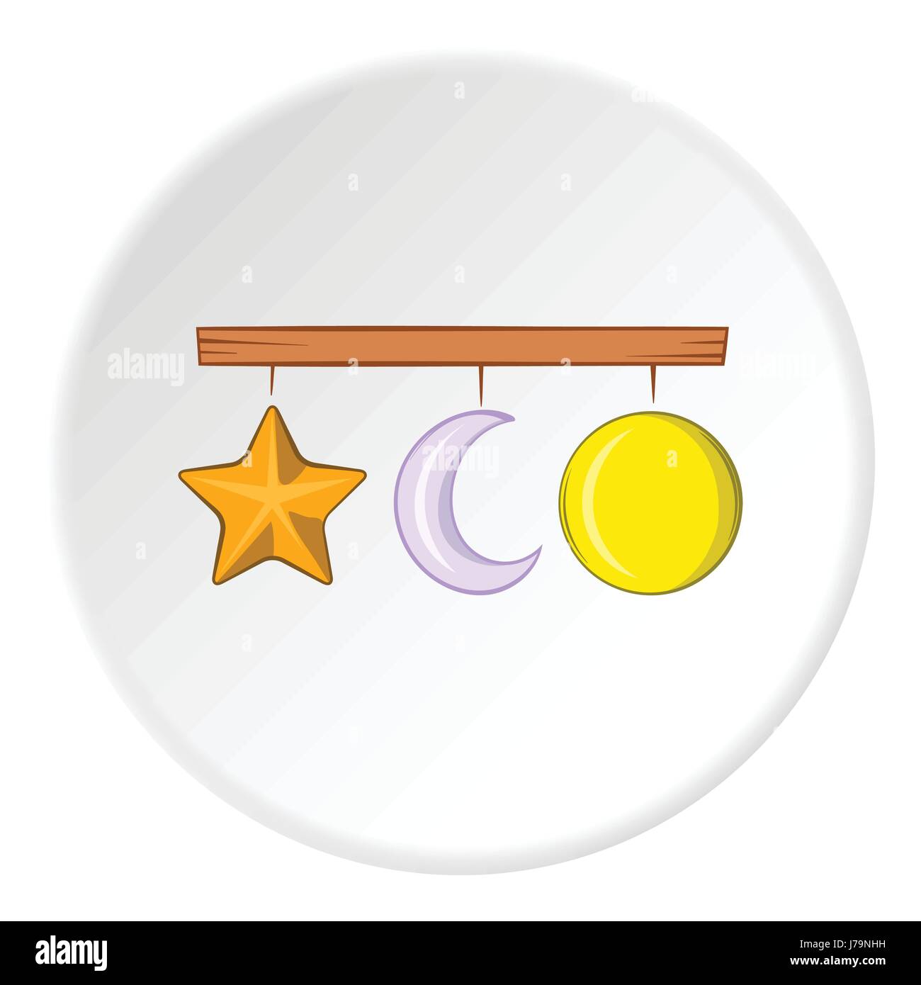 Hanging toys icon, cartoon style Stock Vector Image & Art - Alamy