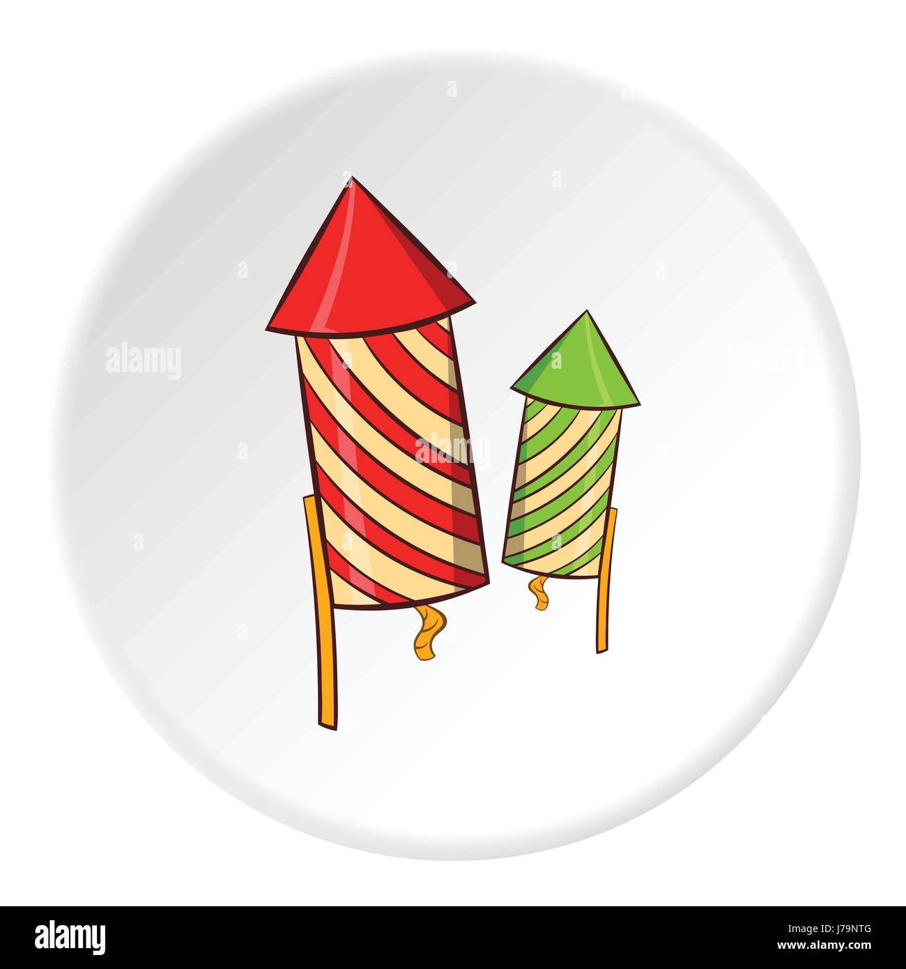 Firecracker icon, cartoon style Stock Vector Image & Art - Alamy