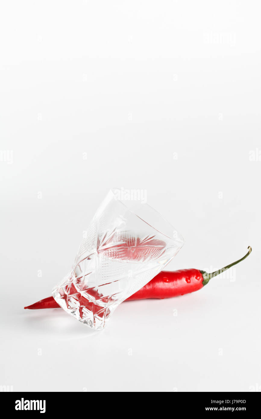 glass chalice tumbler pepper hot crystal chilli chili red glass chalice ...