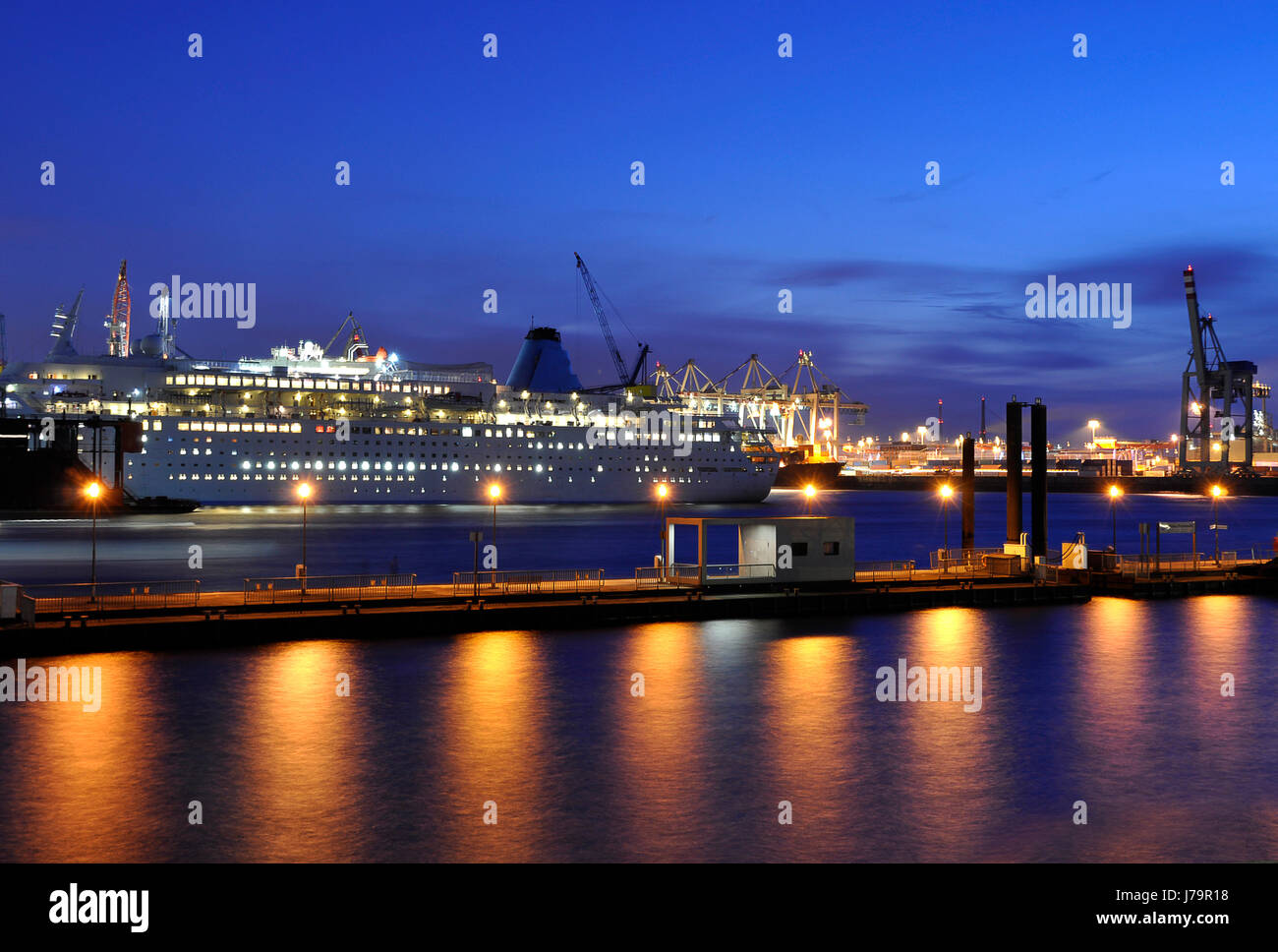 dockyard harbor hamburg harbours steamer hamburger burger damper ...