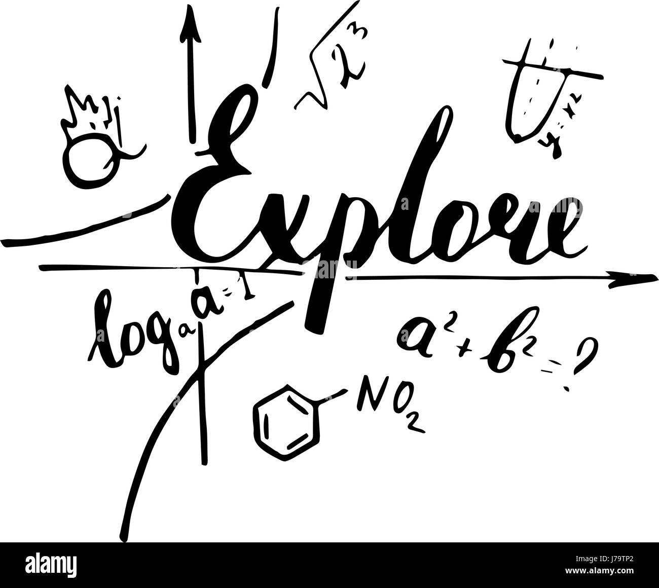 Explore Hand drawn quote. Modern brush calligraphy style. Ink ...