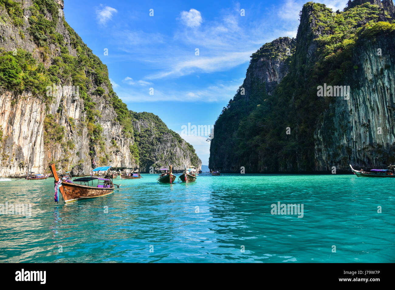 Pileh Lagoon in Ko Phi Phi Island - Thailand Stock Photo - Alamy