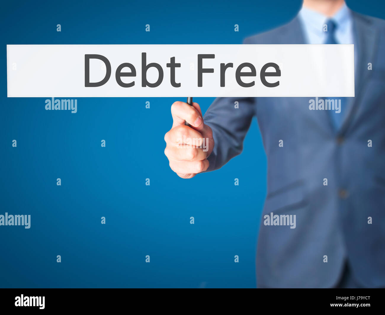 Debt free road sign hi-res stock photography and images - Alamy