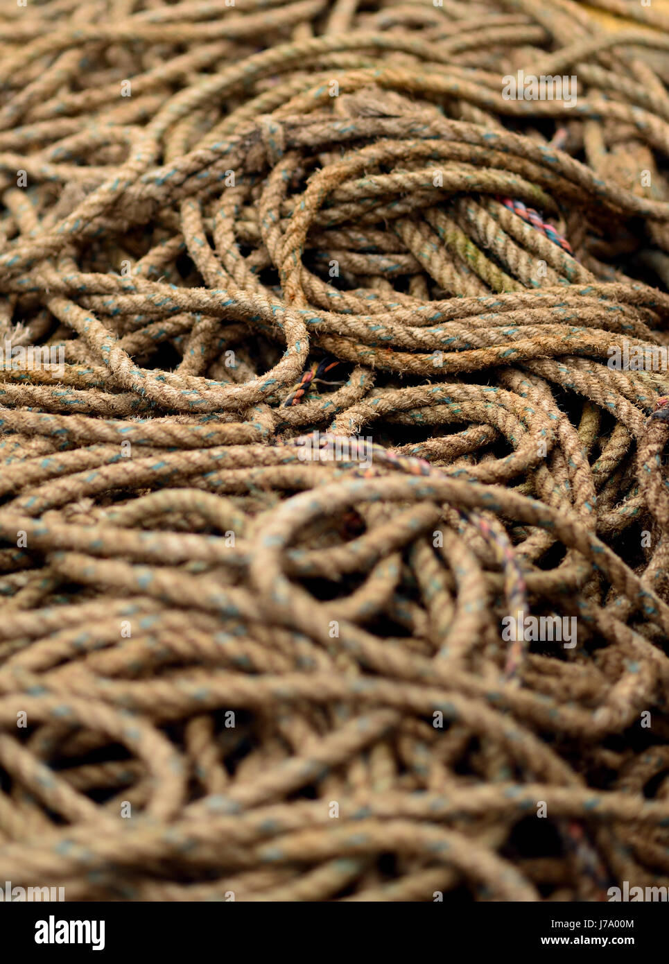 Rope pile hi-res stock photography and images - Alamy